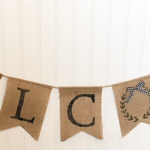 Welcome Burlap Banner, Classroom Banner, Teacher Banner - Etsy