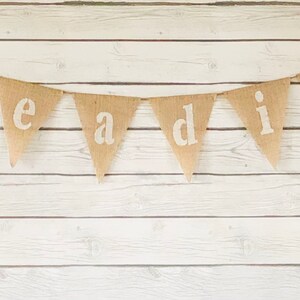 Heart Subject Banner School Flag Banner Classroom Burlap - Etsy