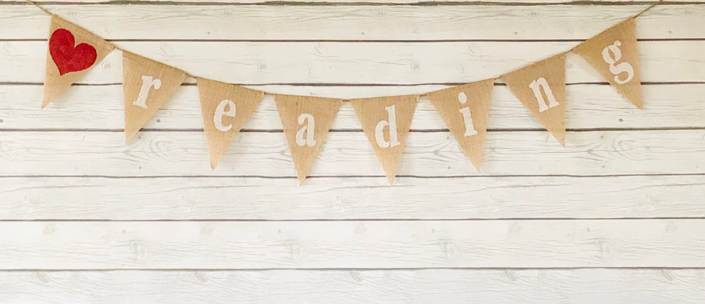 Heart Subject Banner School Flag Banner Classroom Burlap - Etsy