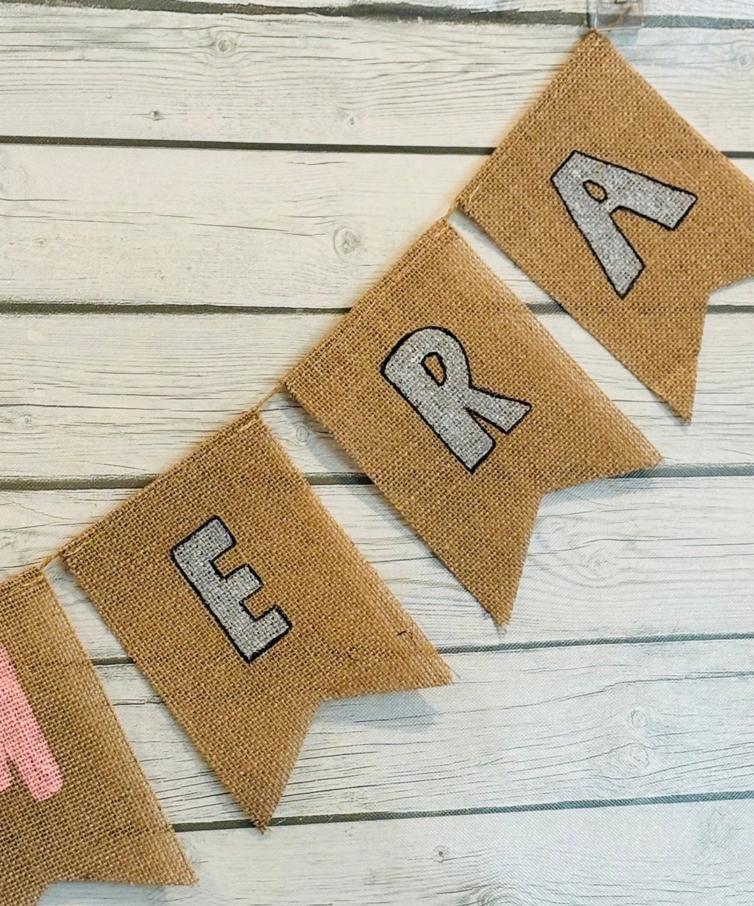 In Our Custom Era Burlap Banner, Personalized Classroom Banner, Design ...