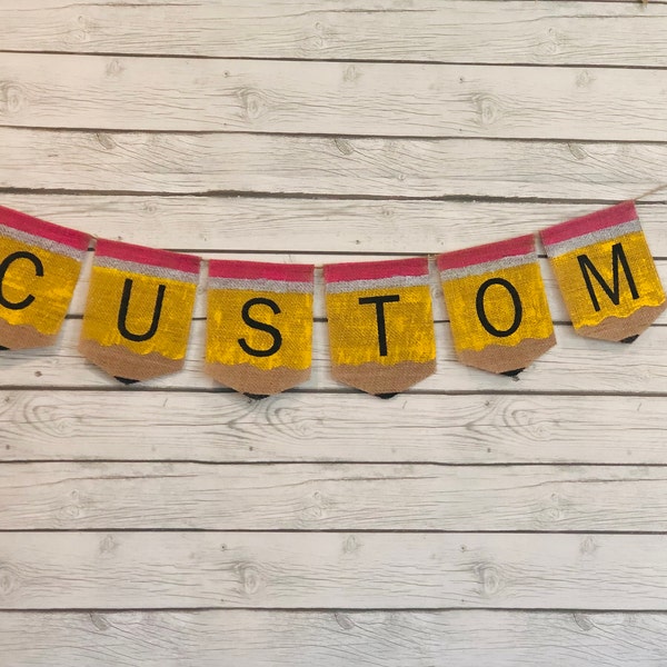 Burlap Garland - Etsy