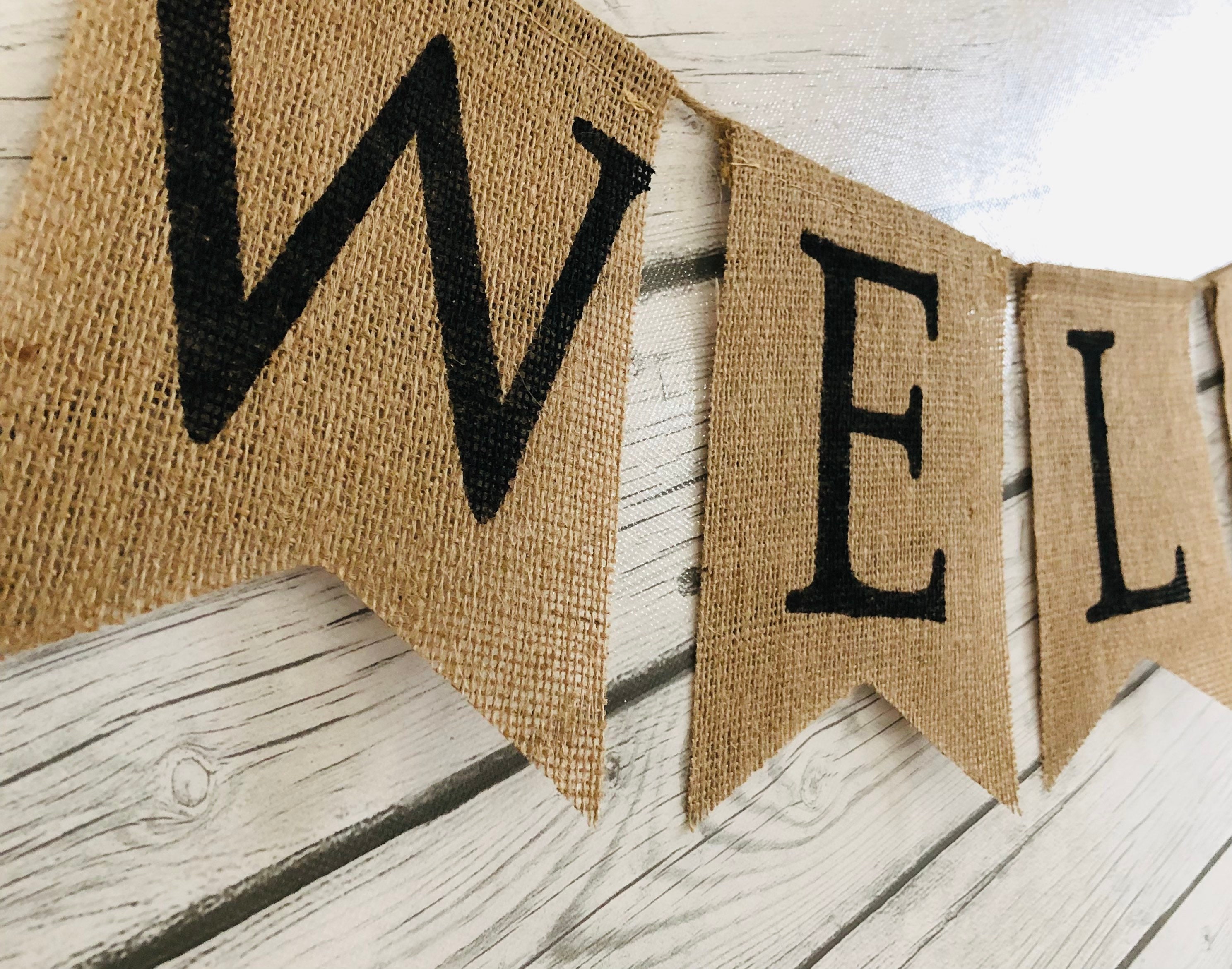 Welcome Burlap Banner Classroom Banner Teacher Banner | Etsy