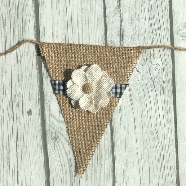 Spring Burlap Banner - Etsy
