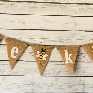 Bee Kind Burlap Banner, Bee Banner, Classroom Banner - Etsy
