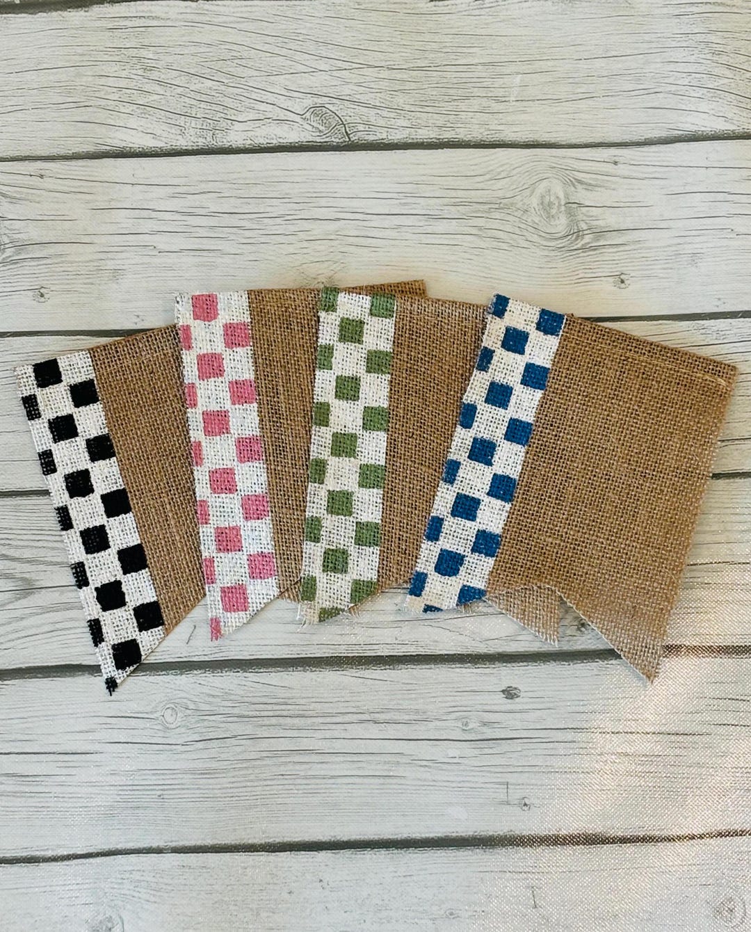 Custom Burlap Checkered Banner, Personalized Classroom Banner, Teacher ...