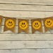 Smiley Face Burlap Banner, Happy Face Banner, Classroom Banner - Etsy ...