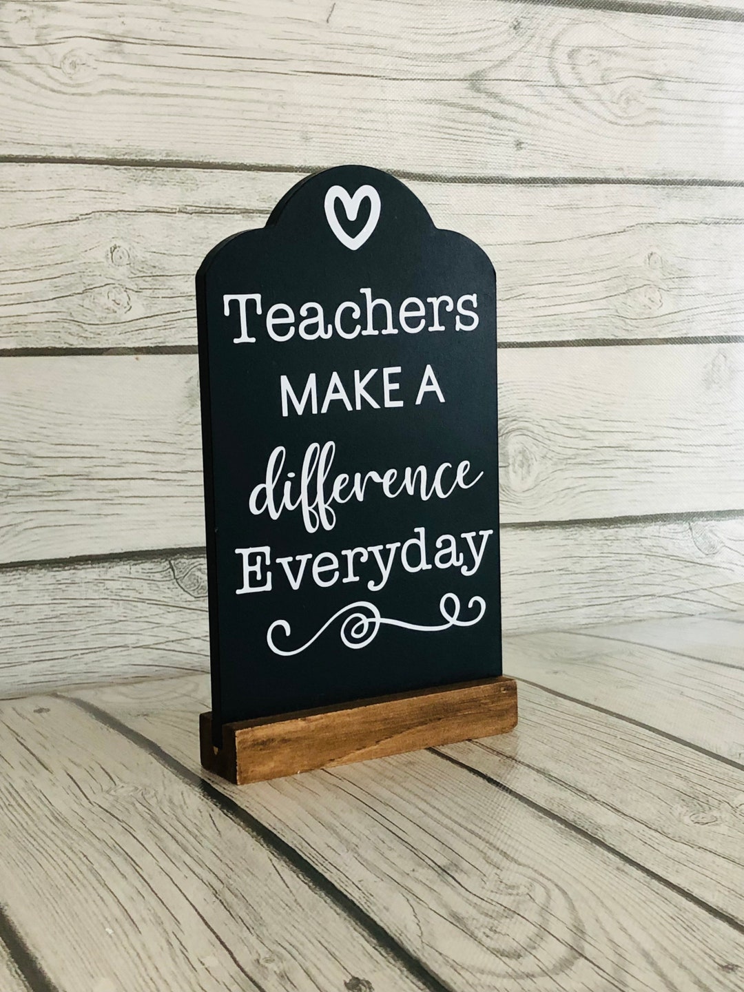 Teacher Wood Sign, Classroom Sign, Teacher Desk Sign, Teachers Make a ...