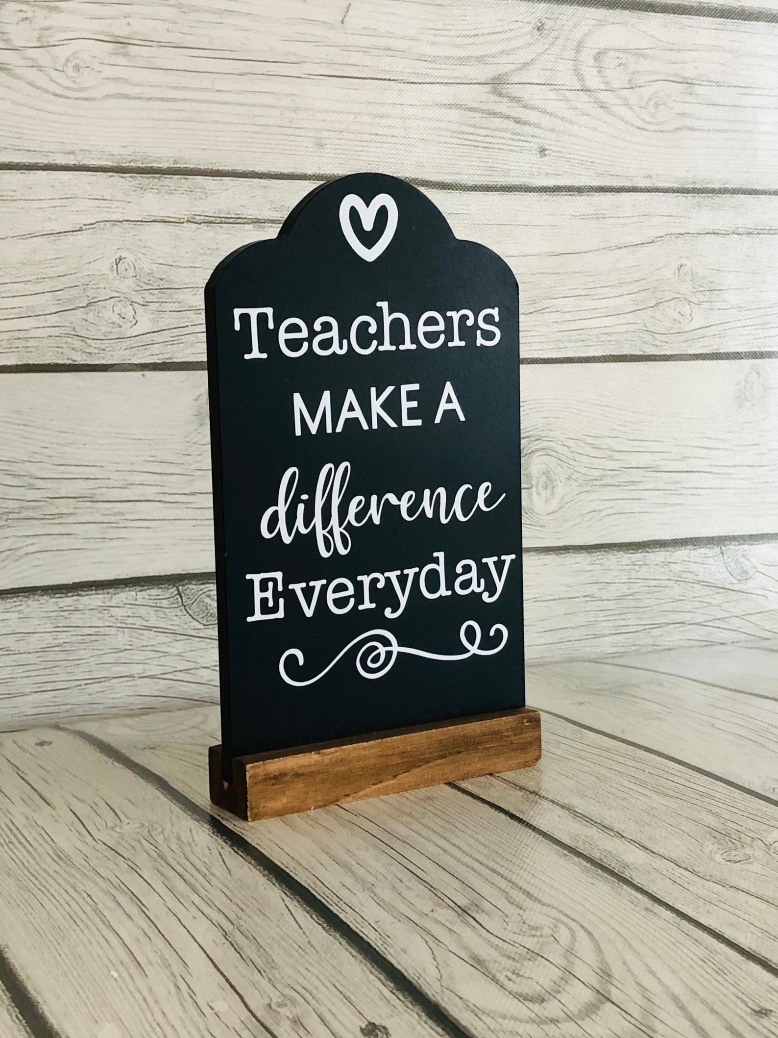 Teacher Wood Sign, Classroom Sign, Teacher Desk Sign, Teachers Make a ...