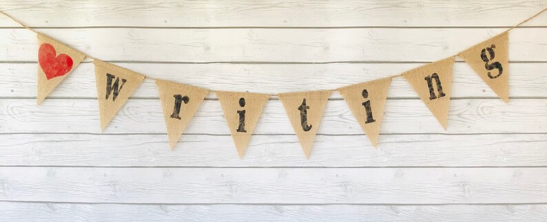 Heart Subject Banner School Flag Banner Classroom Burlap - Etsy