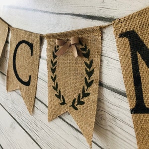 Welcome Burlap Banner, Classroom Banner, Teacher Banner - Etsy