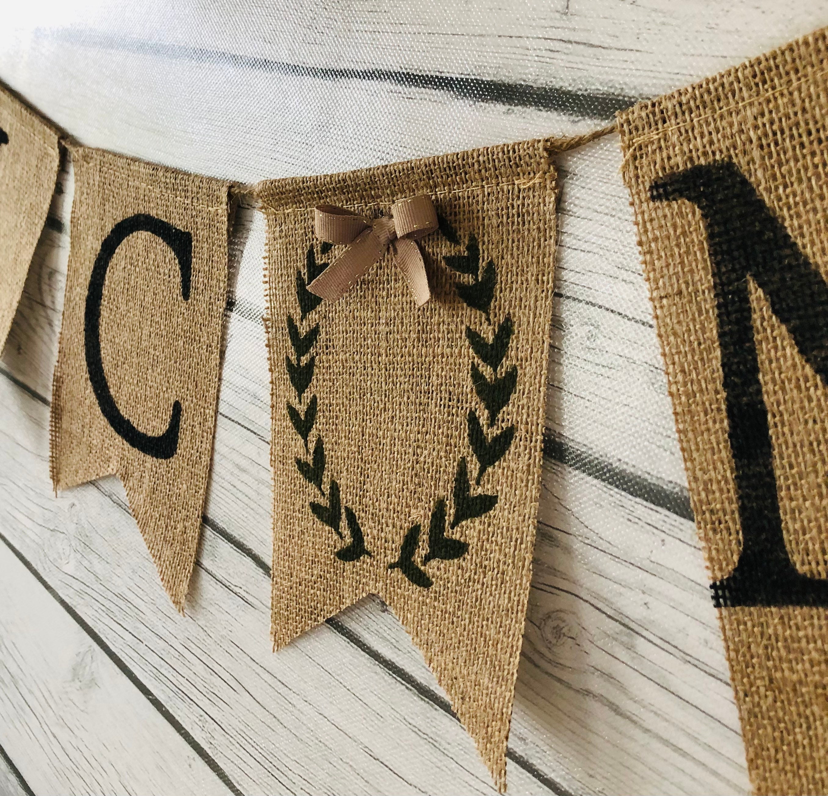 Welcome Burlap Banner Classroom Banner Teacher Banner | Etsy