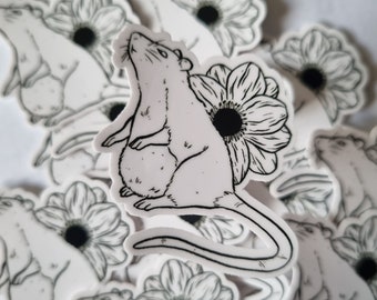 Pied Piper Sticker Cursed, Cute, Kawaii, Funny, Gift, Rat, Rodent ...