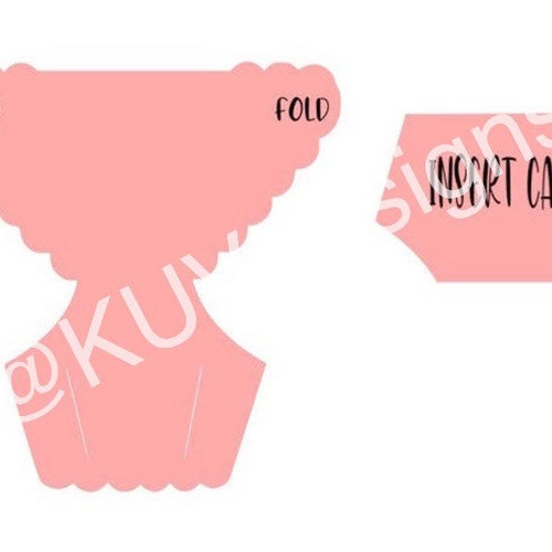 5x7 Diaper Card Template Baby Announcement Baby - Etsy