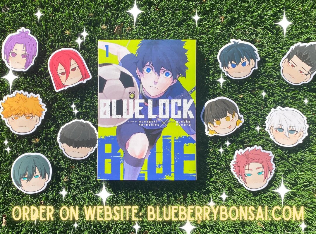 Blue Lock Character Vinyl Sticker - Etsy