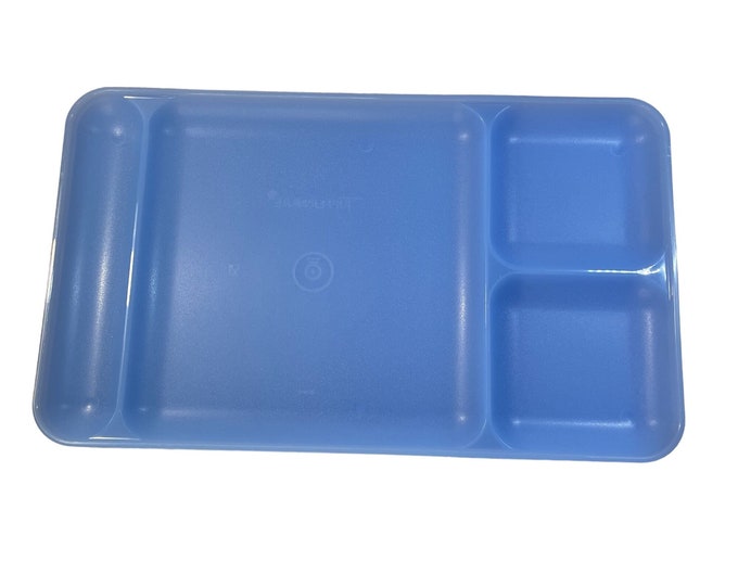 Vintage Tupperware Divided Trays Plate Cafeteria Picnic Camping BBQ ...