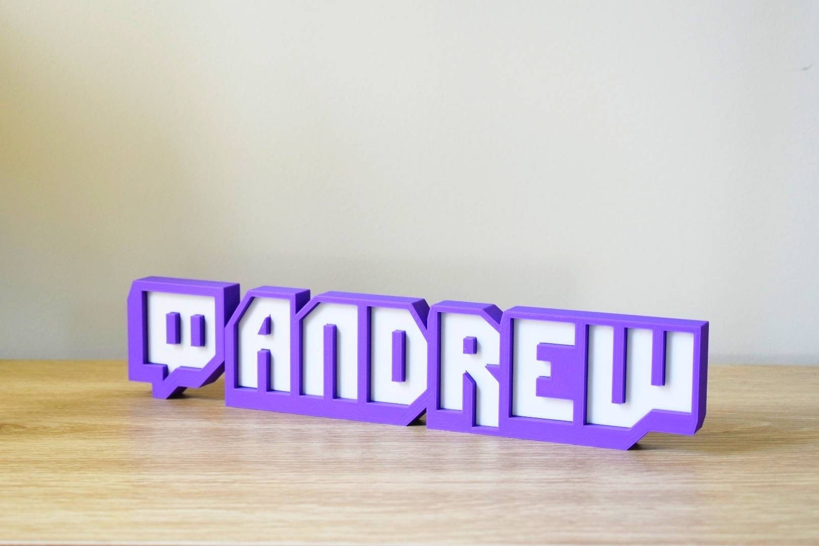 Personalized Custom Twitch Style Name Plate Streamer Gift - Etsy Canada