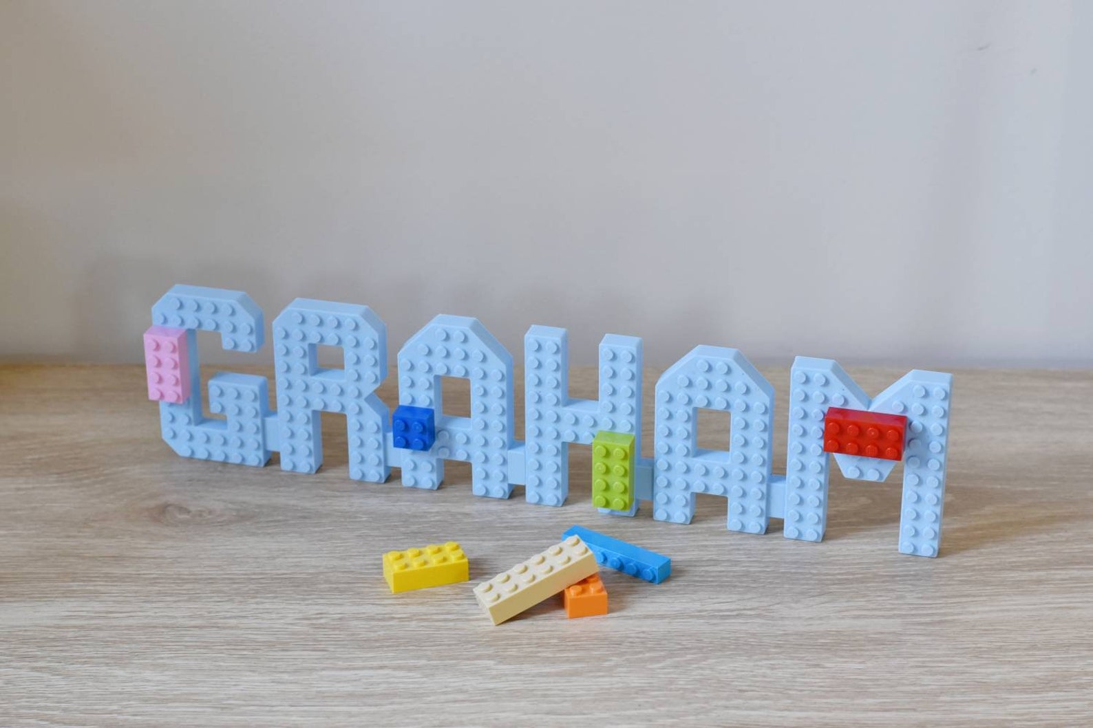 Custom Brick Style Name Plate Boy Gift Custom Desk Plate | Etsy