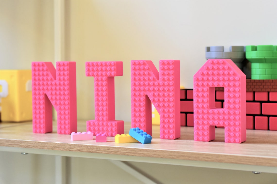 Custom LARGE Brick Style Name Plate Boy Gift Custom Desk - Etsy Canada