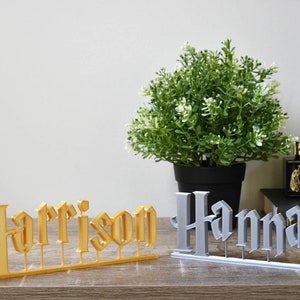 Custom Harry Potter Style Name Plate, Teacher Plate, RN Gifts ...