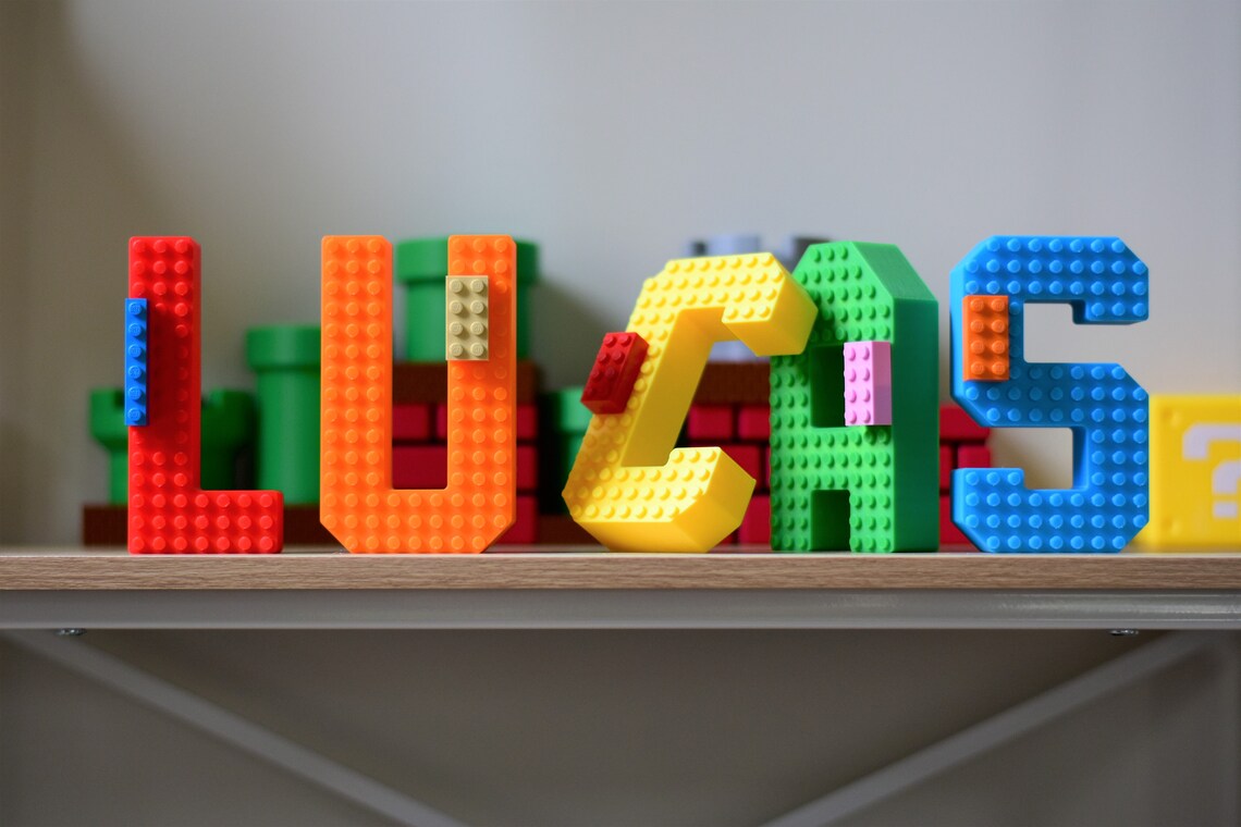 Custom LARGE Brick Style Name Plate Boy Gift Custom Desk - Etsy Canada