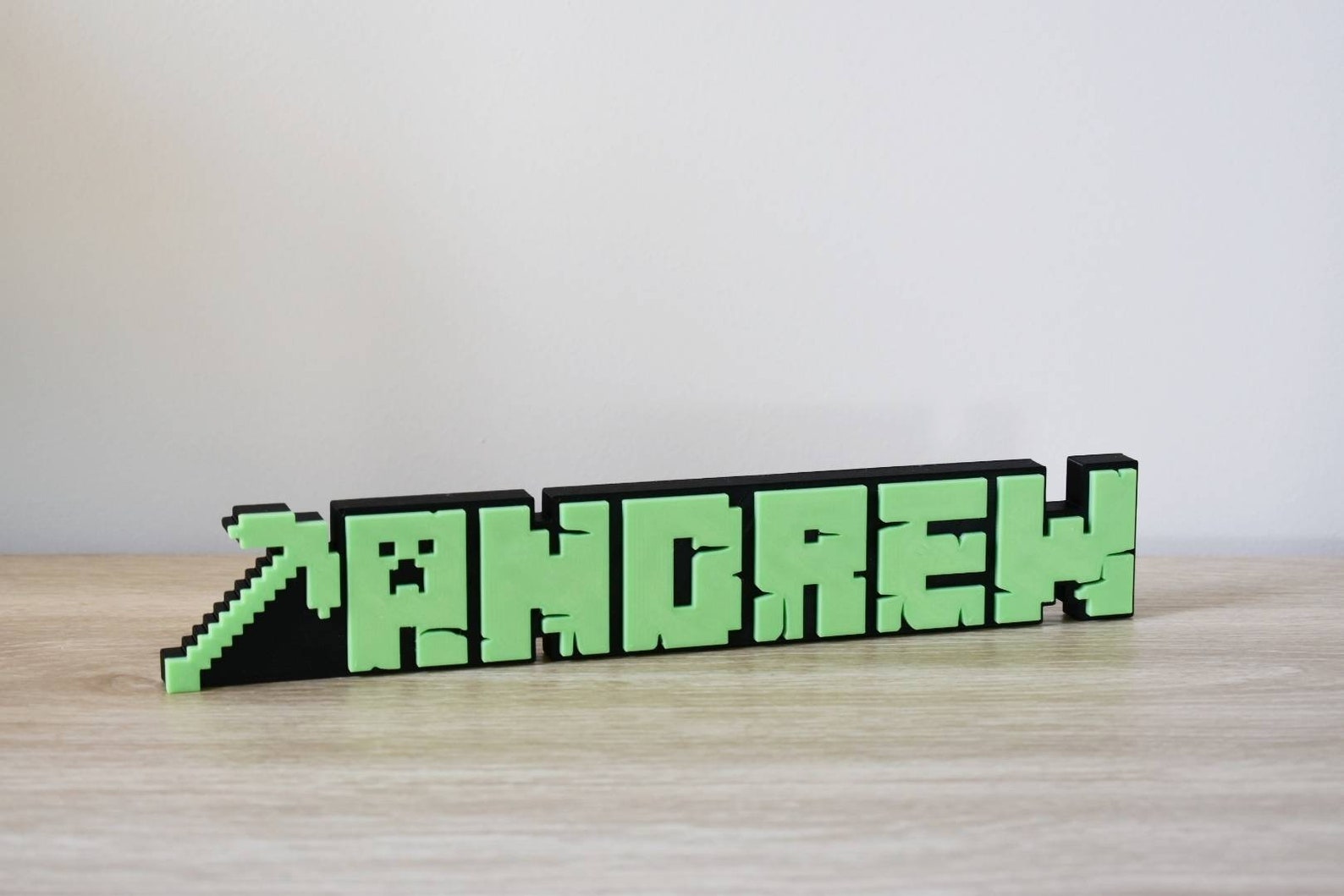 Custom Minecraft Name Plate Personalised Desk Plate Boy | Etsy
