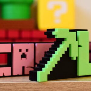 Custom Minecraft Name Plate, Personalised Desk Plate, Boy Gift, Gift ...