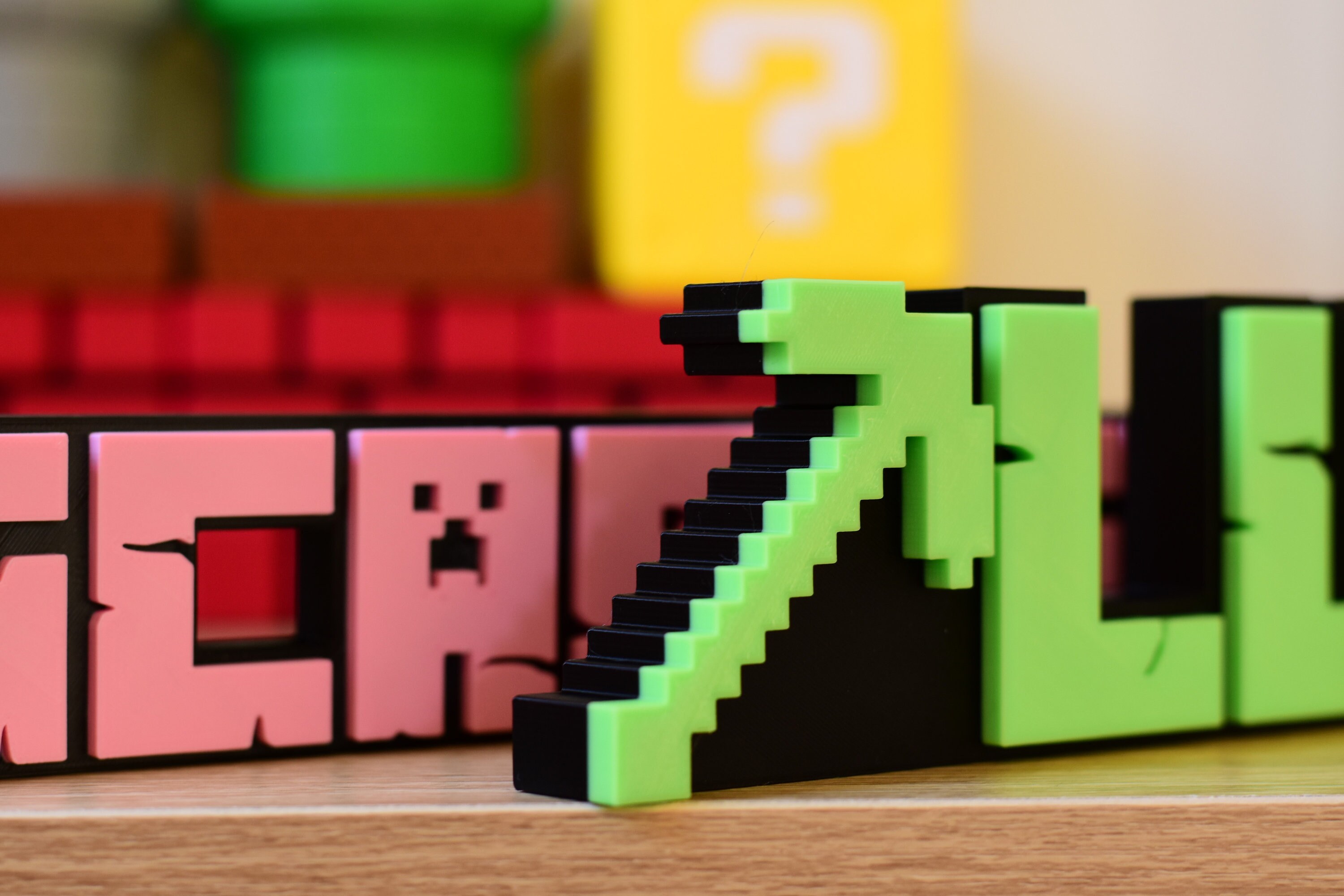 Custom Minecraft Name Plate Personalised Desk Plate Boy | Etsy