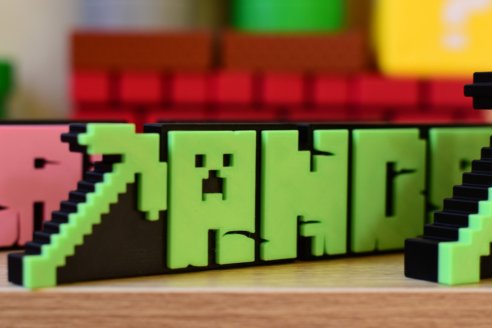 Custom Minecraft Name Plate Personalised Desk Plate Boy - Etsy