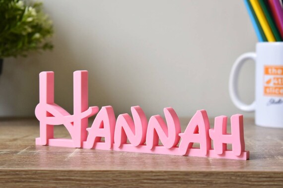 Custom Disney Style Name Plate Teacher Plate RN Gifts | Etsy