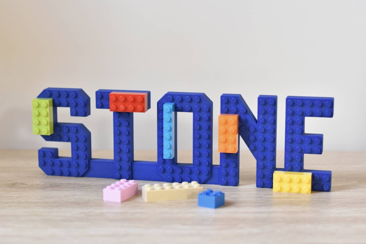 Custom Brick Style Name Plate Boy Gift Custom Desk Plate | Etsy