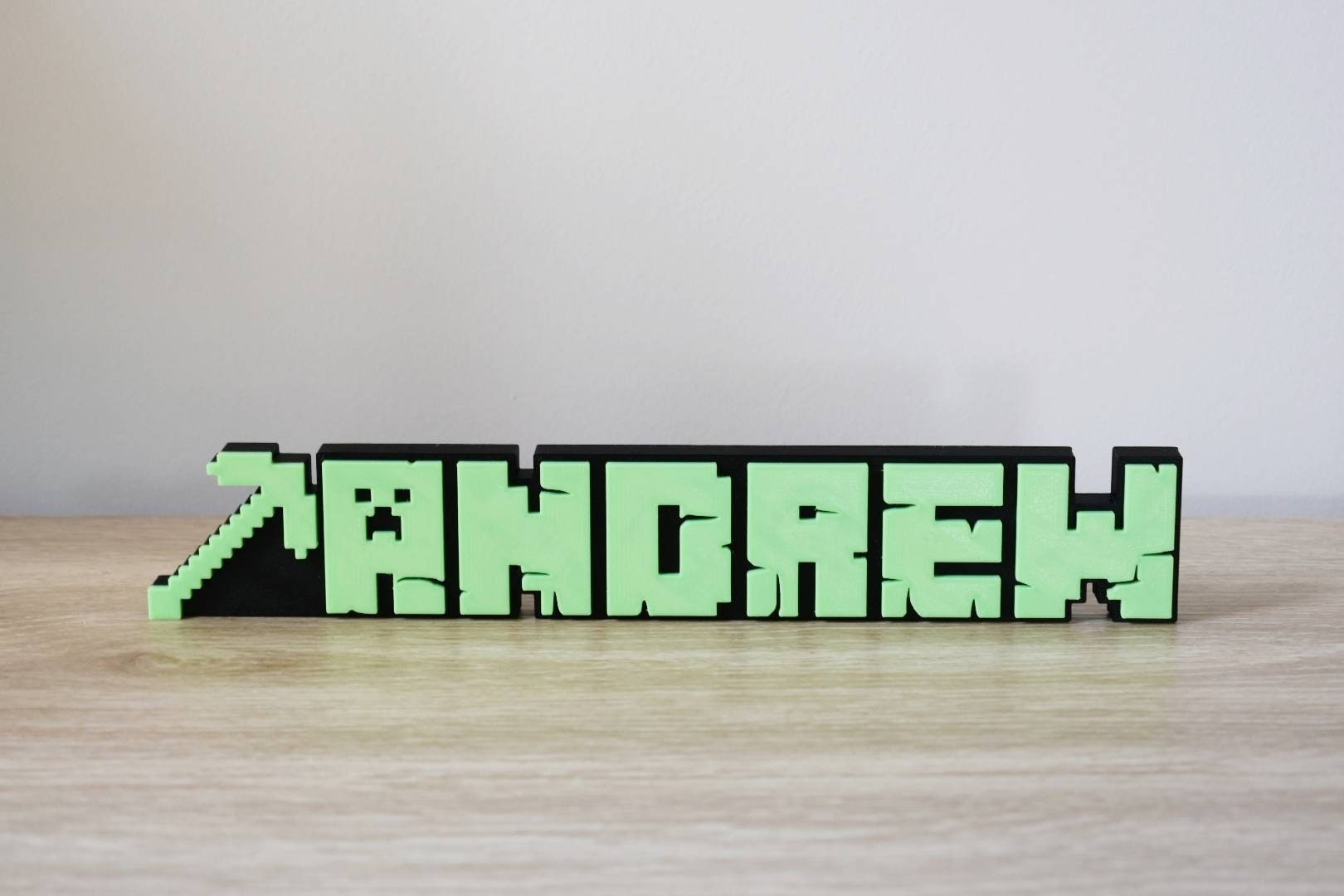 Custom Minecraft Name Plate Personalised Desk Plate Boy | Etsy
