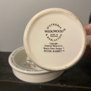 Vintage Wedgwood and Barlaston of Etruria Peter Rabbit Childrens Cereal ...