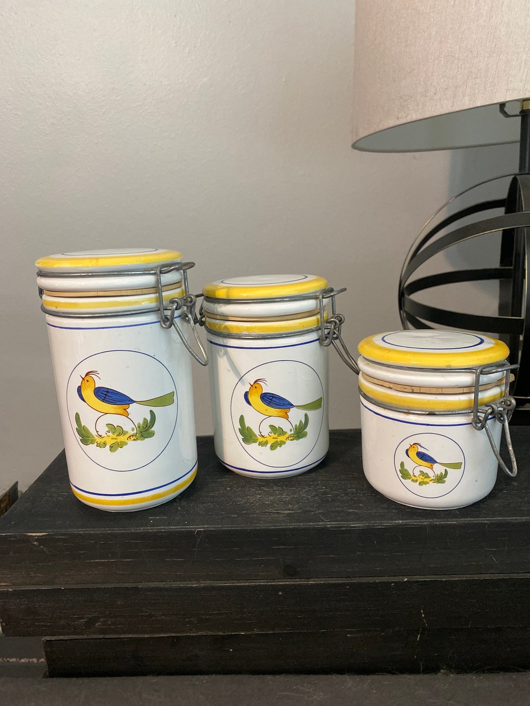 Vintage Rosenthal Netter Bird Canister Set - Set of 3 - Etsy