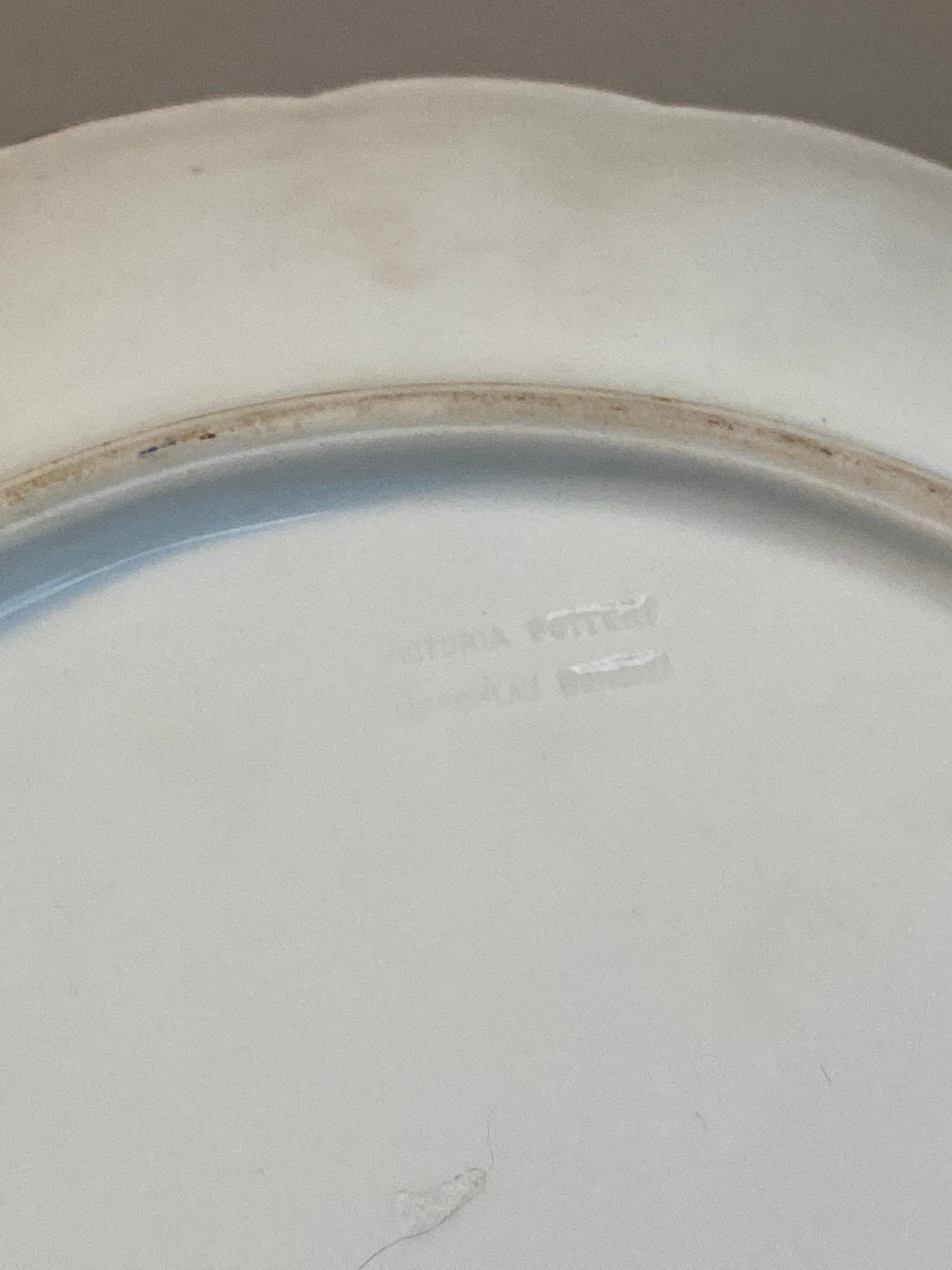 Antique Victoria Pottery Altrohlau Bohemia Decorative Hand Painted ...