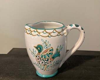 Italy Pitcher Vintage Ceramic | Etsy