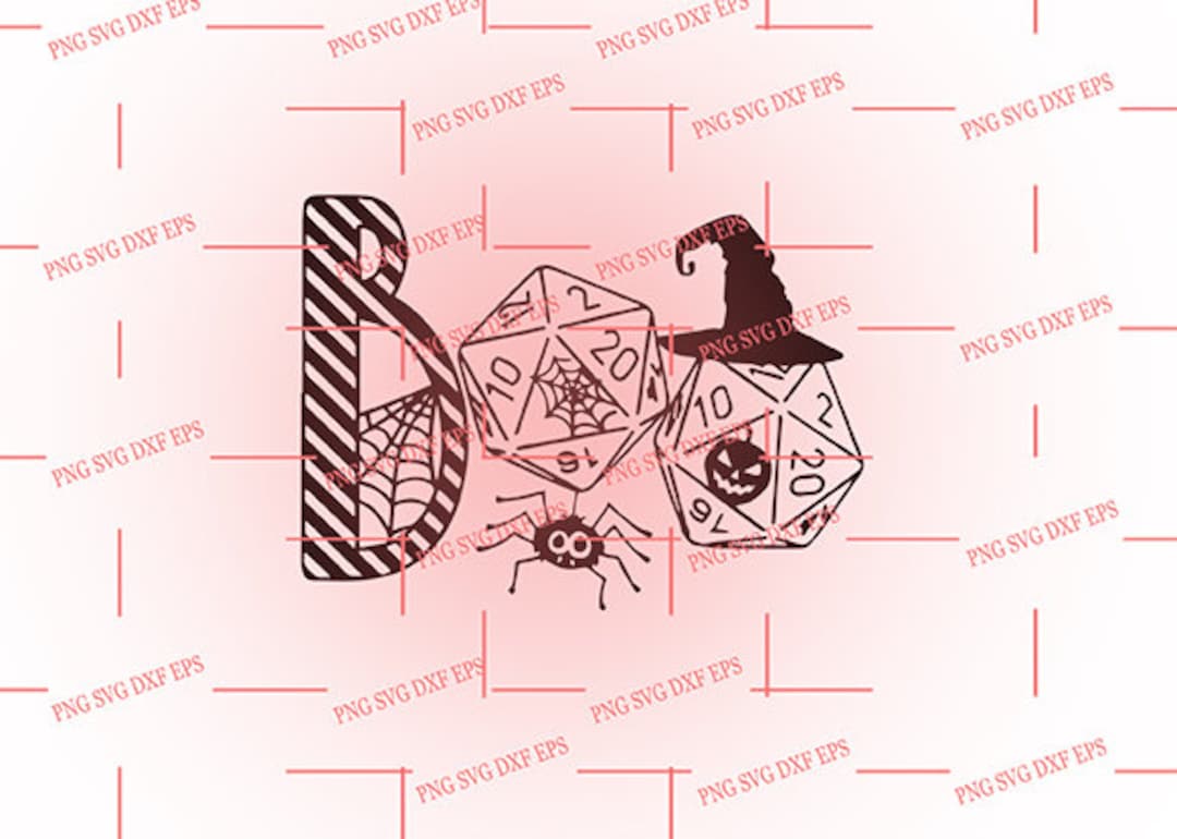 By Robertmiab Boo Roll D 2 0 Dnd Halloween Funny Halloween SVG / Merry ...