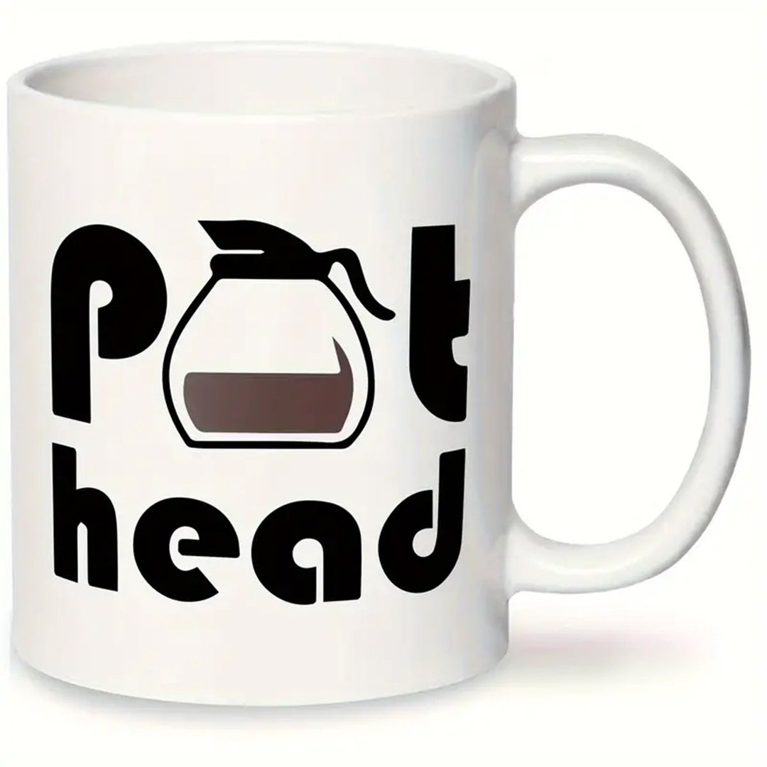 Pot Head Ceramic Coffee Mug, Funny Gifts Espresso Cup, Funny Coffee Mug ...
