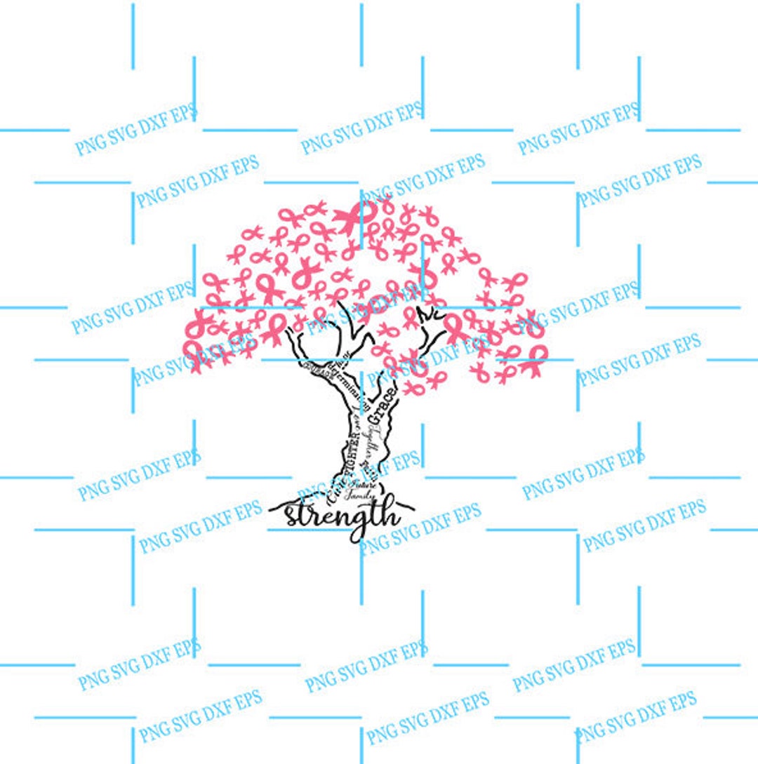 By Robertmiab - Pink Rib Bon Tree SVG Cancer Tree 2022 HALLOWEEN SVG ...