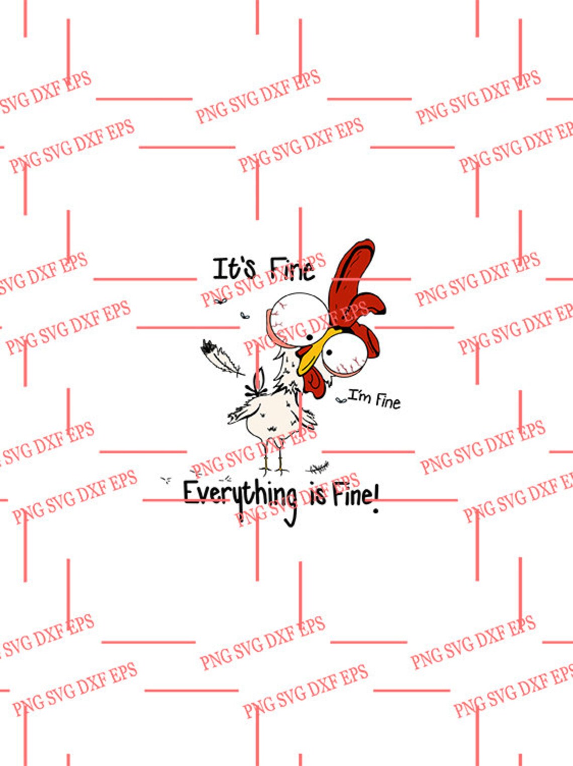 It's Fine I'm Fine Everything is Fine Svg Funny Svg Thanksgiving SVG ...