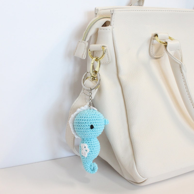 Seahorse Keychain - Etsy