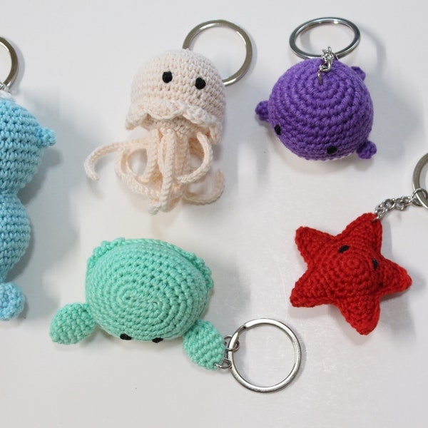 Crochet Animal Key Chains for Women - Etsy