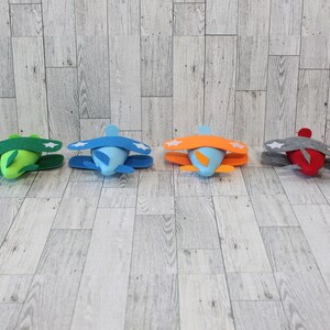 Handcrafted Felt Airplane Plush Toy: Kids Educational Activity - Etsy
