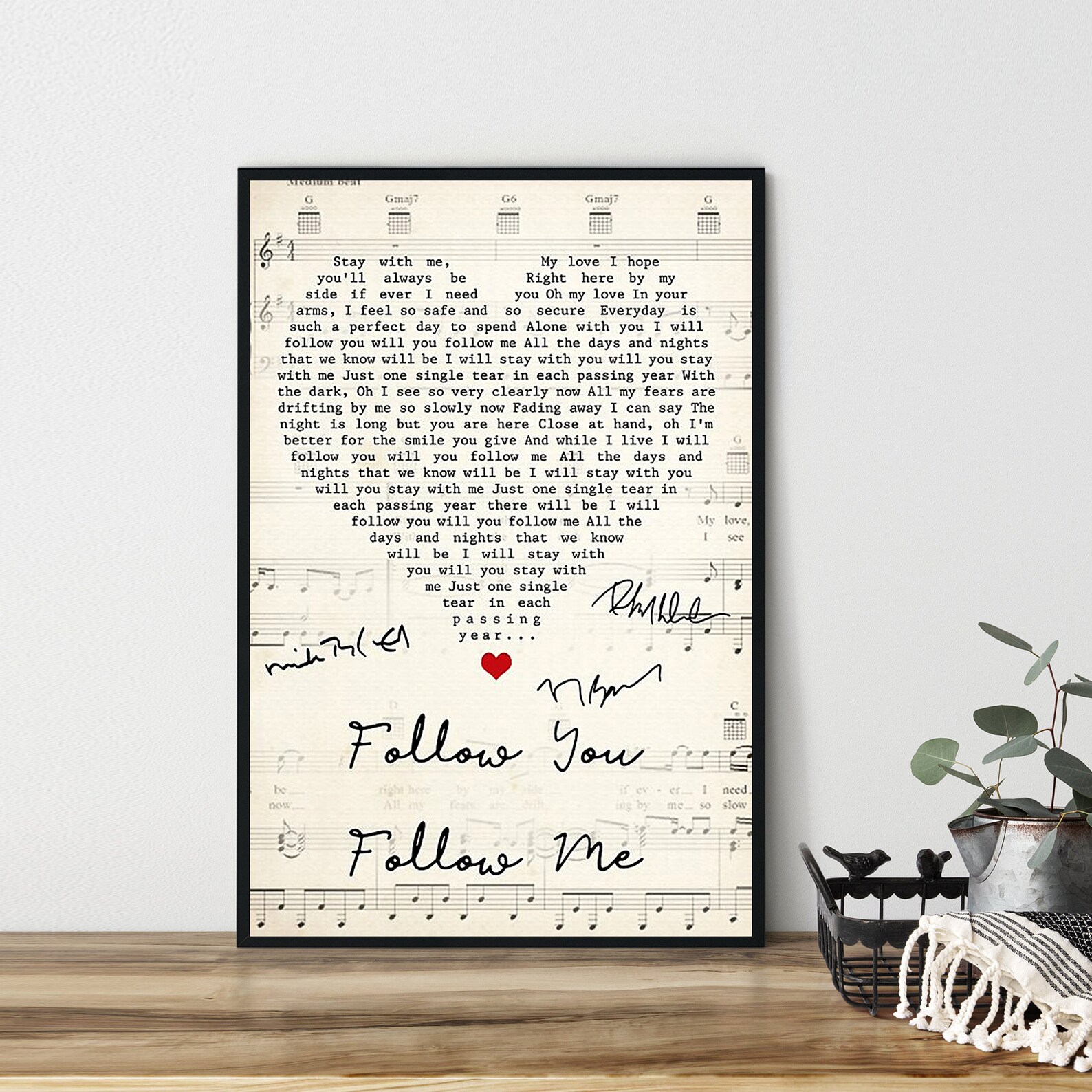 Genesis Follow You Follow Me Lyrics Poster Music Poster | Etsy Genesis Follow You Follow Me Lyrics Poster Music Poster | Etsy