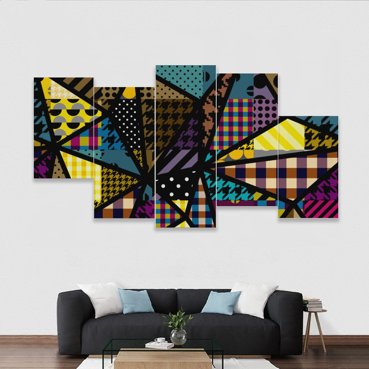 Abstract Concept Art 5 Piece Wall Art Canvas Set Home Decor - Etsy