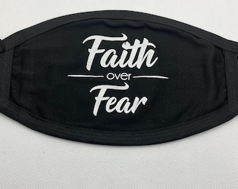 Faith Face Masks W/ Filter Pocket and 1 Free 5 Layer Filter | Etsy