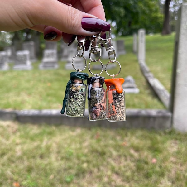 Witch Keychain - Etsy