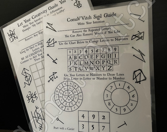 Sigil Guide Sigils Sigil Magick Witchcraft Supplies Beginner Witchcraft ...
