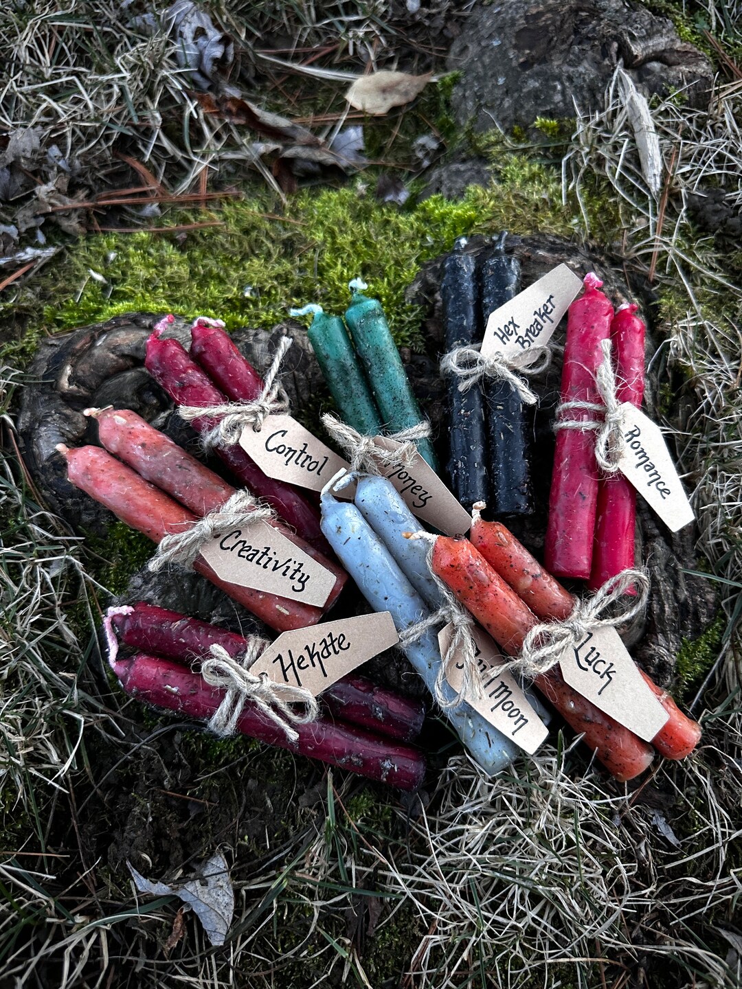 Dressed Chime Spell Candles | Spellwork Candles | Spell Candles ...