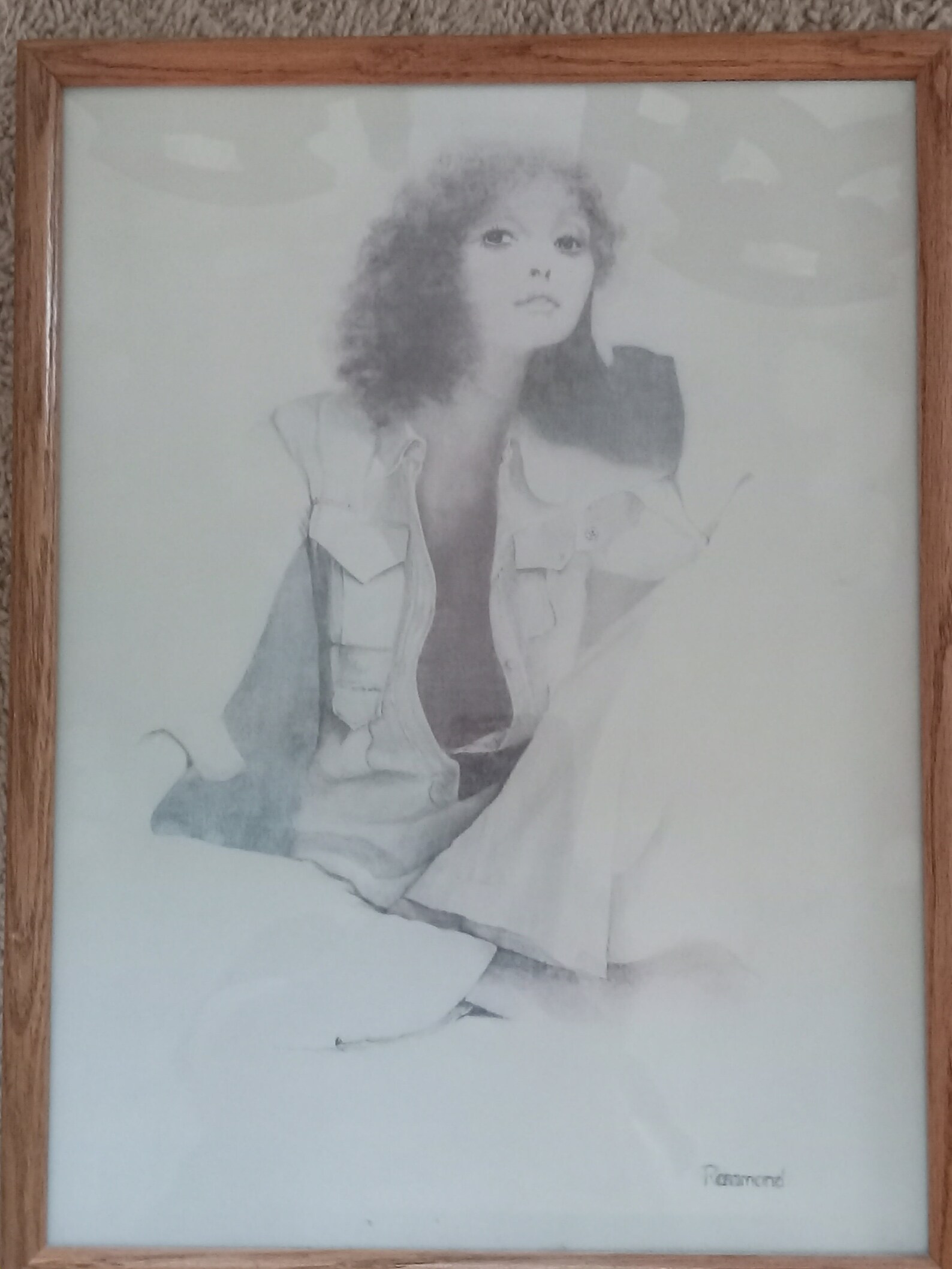 Vintage Christine Rosemond Trio of Lithos Framed in Oak - Etsy