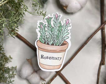 Rosemary Sticker - Etsy